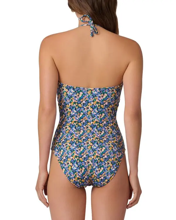 Shoshanna Halter Strap One-piece Swimsuit