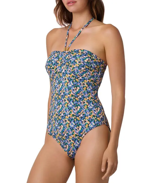 Shoshanna Halter Strap One-piece Swimsuit