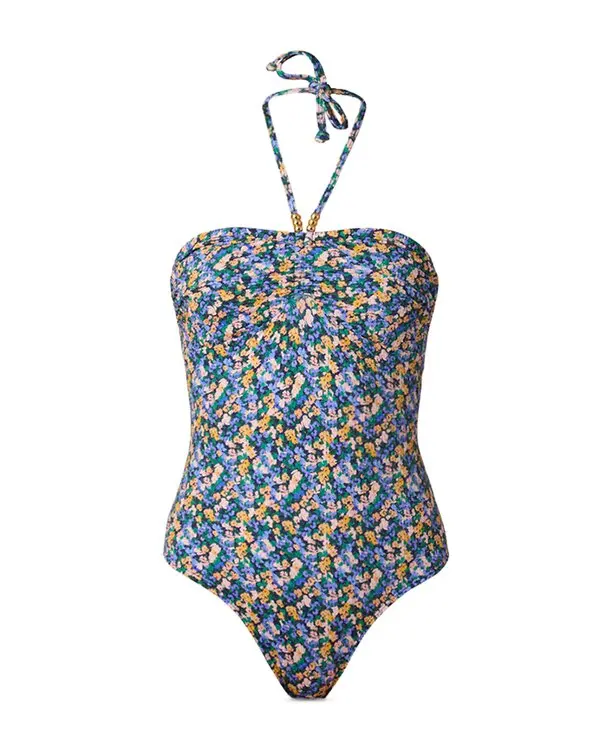 Shoshanna Halter Strap One-piece Swimsuit