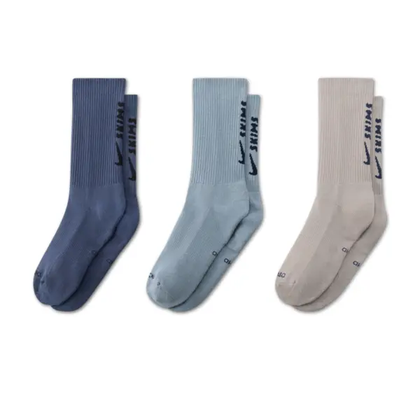 Nike Dri-fit Crew Socks - Blue