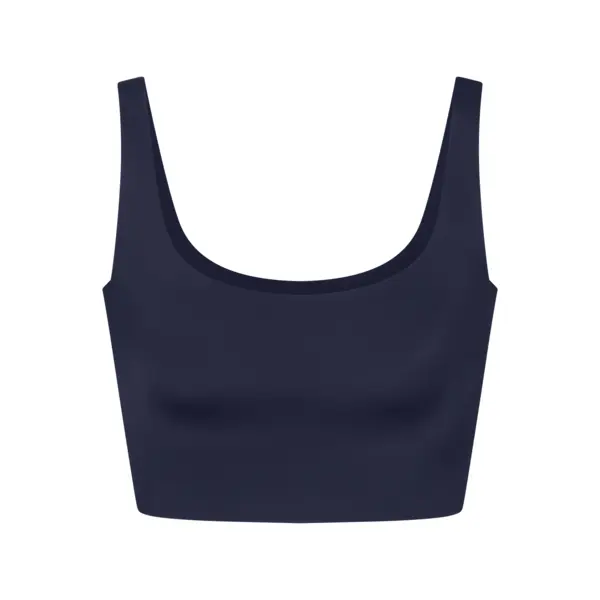 Nike Skims Shine Scoop-neck Bra Top - Blue