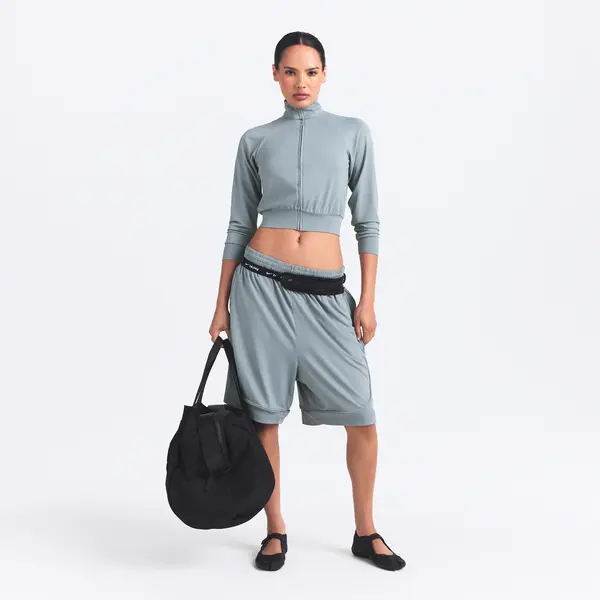 Nike Skims Airy Relaxed Fit Shorts - Blue
