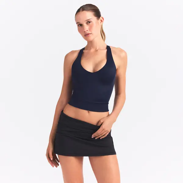 Nike Skims Shine V-neck Tank Top - Blue