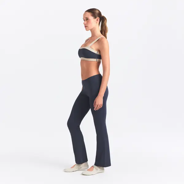 Nike Airy Low-rise Mini Flare Pants - Blue