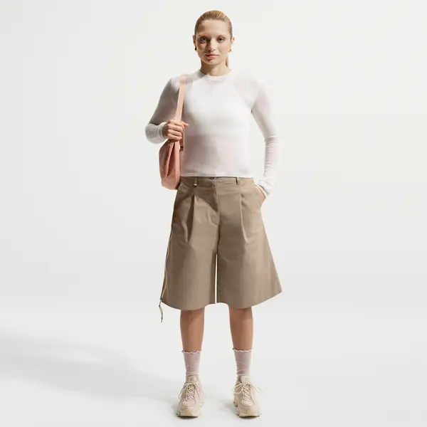 Nike Sportswear Airreverent Low-rise Shorts - Brown