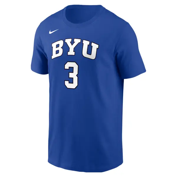 Nike Aj Dybantsa Byu Cougars Ncaa T-shirt - Blue