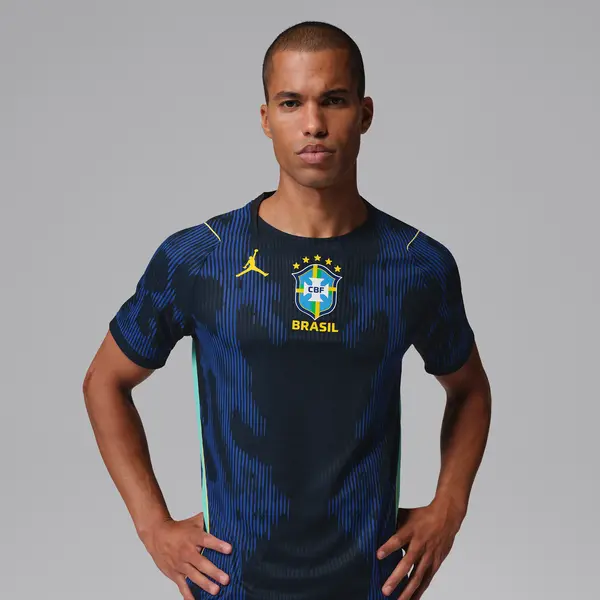 JORDAN X Brazil National Team 2026 Match Away Aero-fit Soccer Jersey - Blue