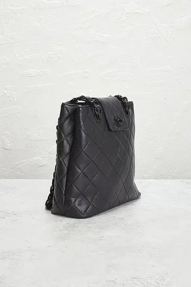 Chanel Lambskin Flap Tote Bag