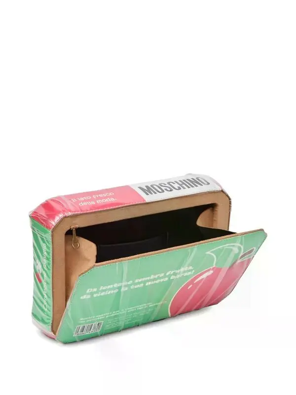 Moschino Apple-print Clutch