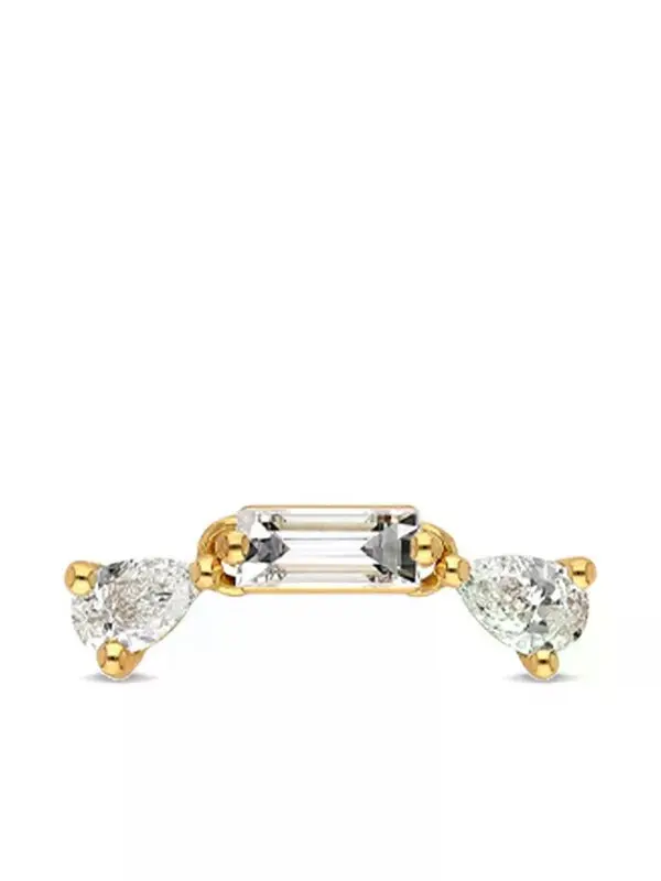 Delfina Delettrez 18k Yellow Dancing Diamonds Single Earring - Gold