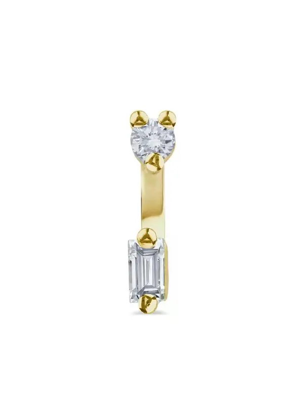 Delfina Delettrez 18k Yellow Micro Piercing Diamond Earring - Gold