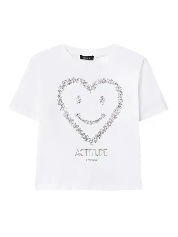 TWINSET Graphic T-shirt - White