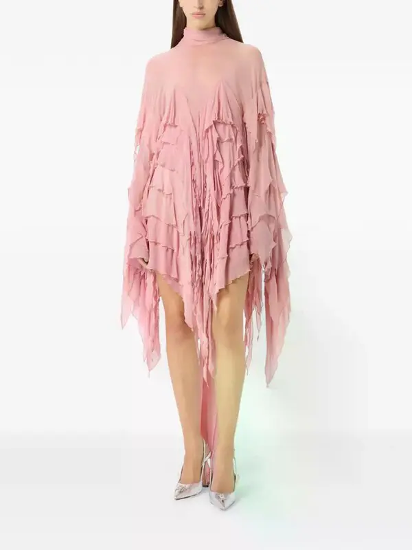 Blumarine Ruffled Mini Dress