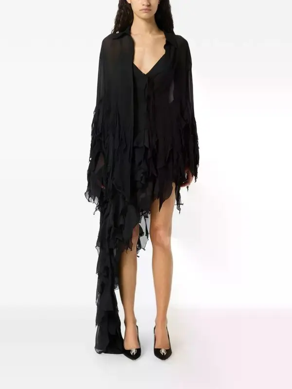 Blumarine Ruffled Shirt