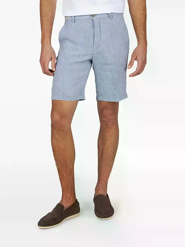 Paul & Shark Linen Bermuda Shorts