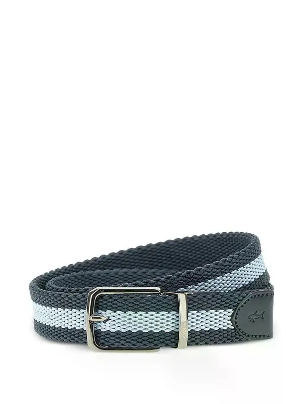 Paul & Shark Reversible Striped Belt - Blue