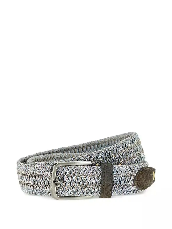 Paul & Shark Elastic Braided Belt - Blue
