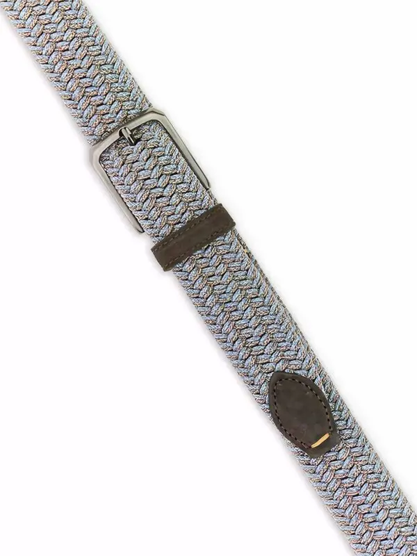 Paul & Shark Elastic Braided Belt - Blue