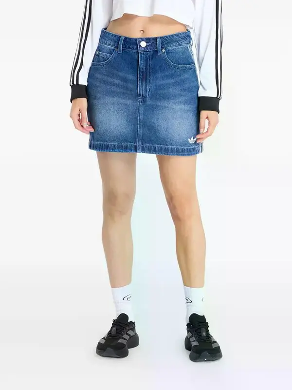 Adidas 3-stripes Mini Skirt - Blue