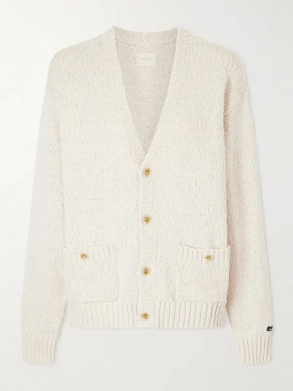 Aimé Leon Dore Cotton Cardigan - Neutrals
