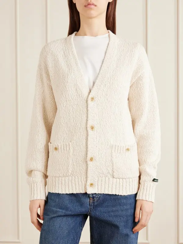 Aimé Leon Dore Cotton Cardigan - Neutrals