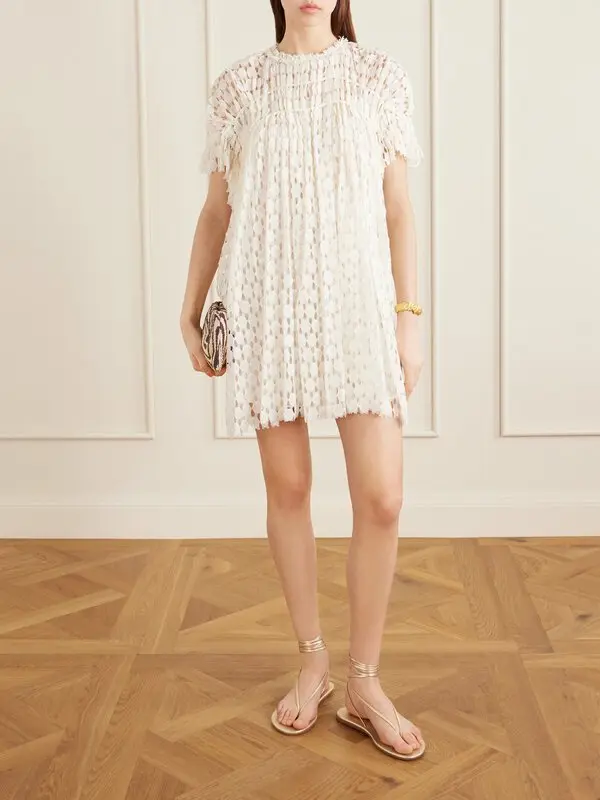 Ulla Johnson Layla Pleated Mini Dress