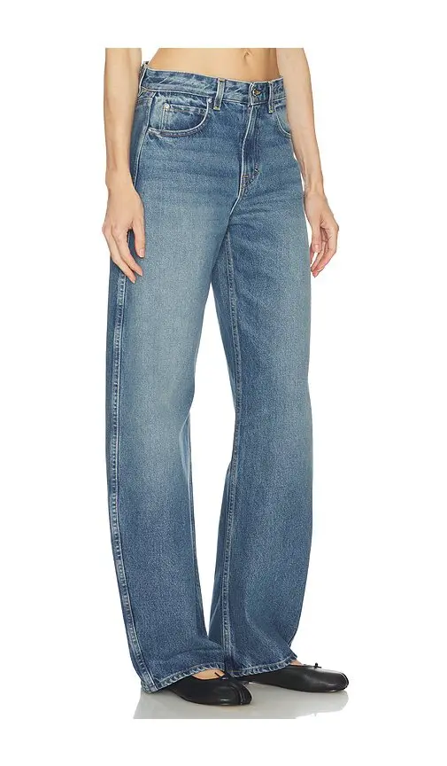 GRLFRND Austen Low Rise Curve Detached Waist Denim - Mulholland Dr