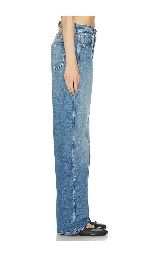 GRLFRND Austen Low Rise Curve Detached Waist Denim - Mulholland Dr