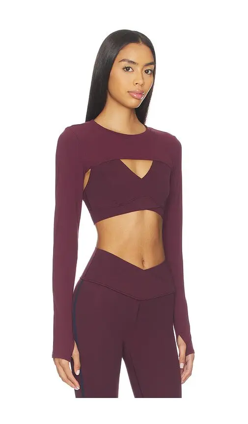 Splits59 Airweight Lite Shrug - Dark Cherry