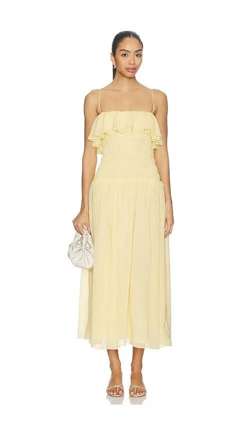 LOVERS AND FRIENDS Greer Midi Dress