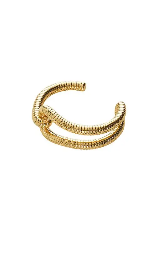 JENNIFER FISHER Rope Knot Cuff - Gold
