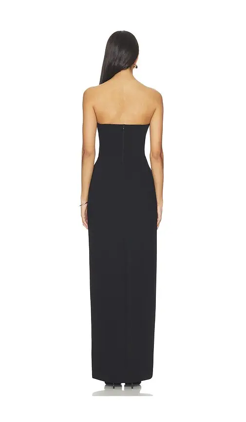 Amanda Uprichard Ailany Maxi Dress With High Slit