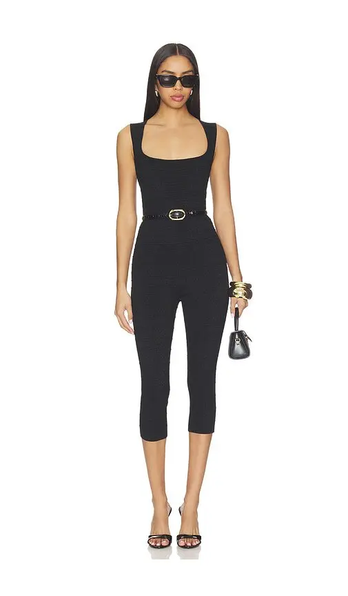 Retrofete Leana Jumpsuit - Metallic Black