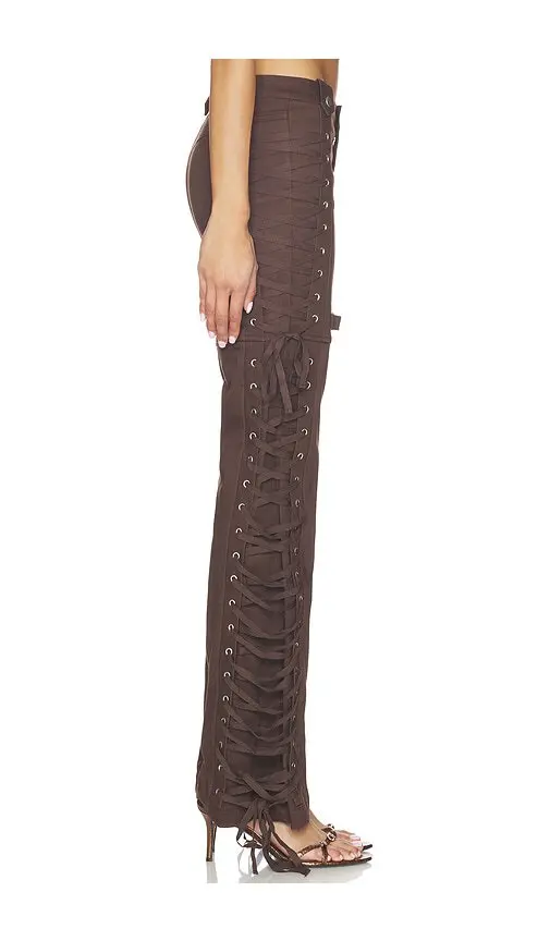 I.AM.GIA Lace-up Detailed Twill Pants