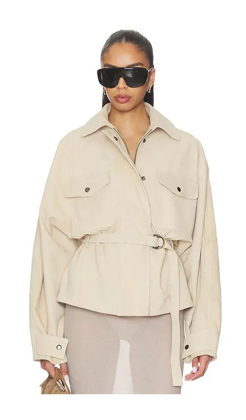 EAVES X Jasmine Tookes Lina Belted Jacket