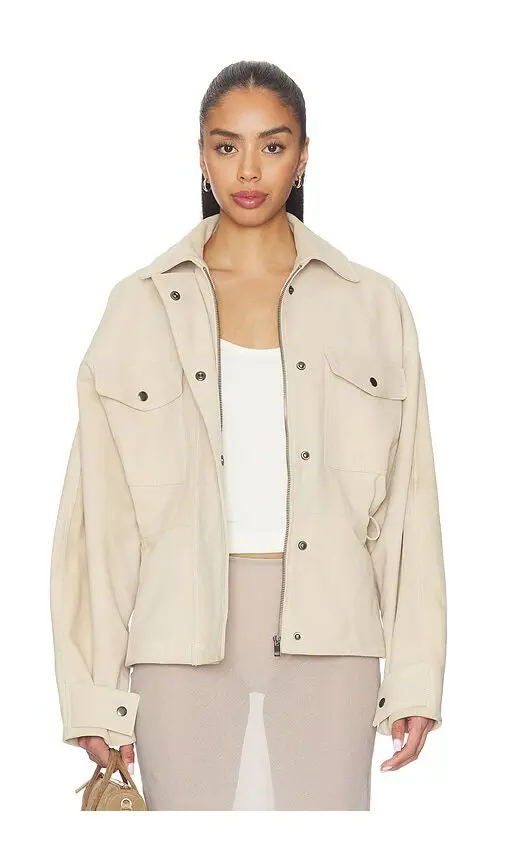 EAVES X Jasmine Tookes Lina Belted Jacket
