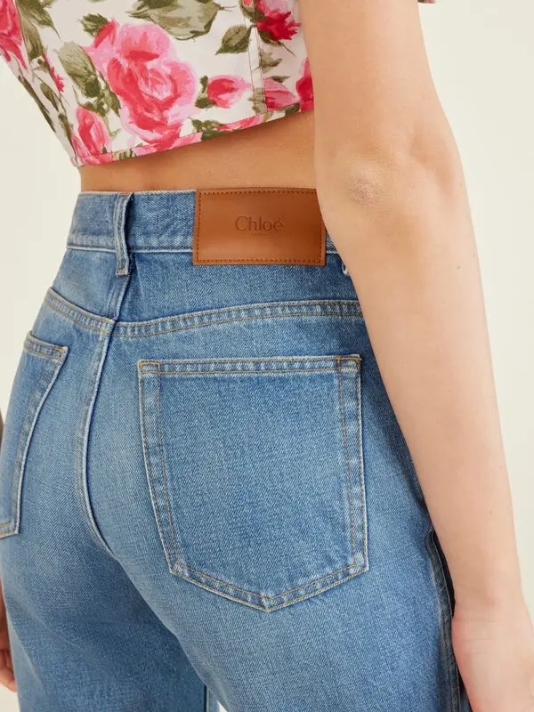 Chloé Slim-leg Denim Pants