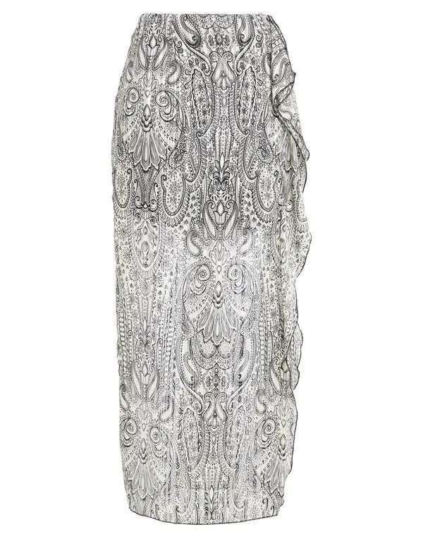 Liu Jo Metallic Paisley-print Maxi Skirt