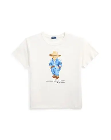 Polo Ralph Lauren Polo Bear Cotton Jersey Tee - White