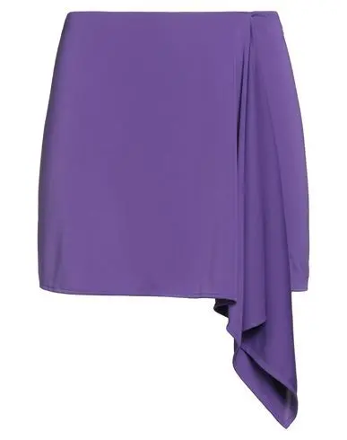DONDUP Polyester Mini Wrap Skirt - Purple