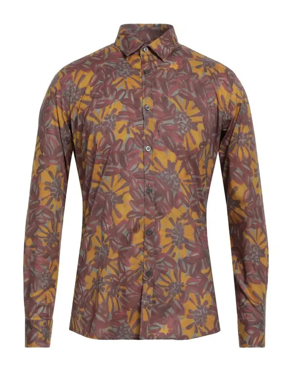 DANIELE ALESSANDRINI Shirt Size Cotton - Red