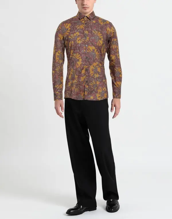 DANIELE ALESSANDRINI Shirt Size Cotton - Red