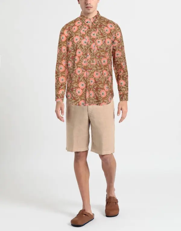 DANIELE ALESSANDRINI Shirt Size Cotton - Beige