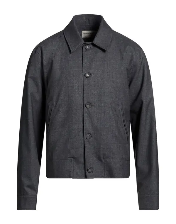Officine Générale Long Sleeve Wool And Polyester Jacket