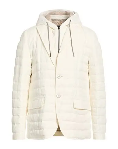 Herno Puffer Linen Jacket - White