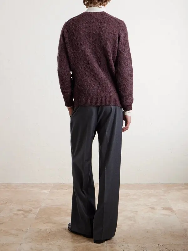 Sid Mashburn Cable-knit Wool Sweater