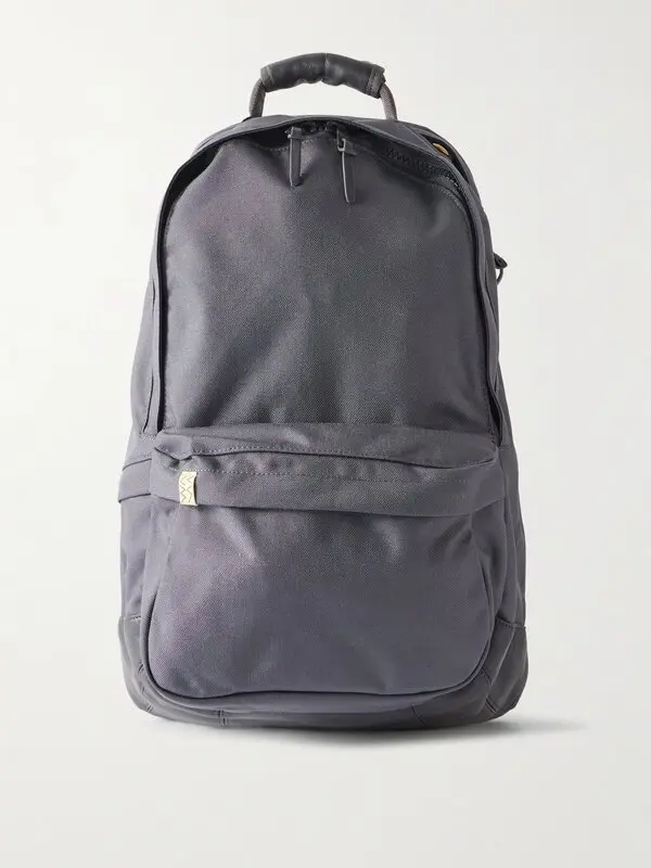 Visvim 22l Leather-trimmed Cordura® Backpack - Gray