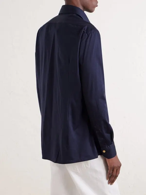 Kiton Cotton-jersey Shirt