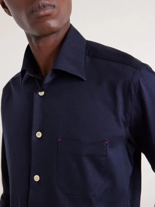 Kiton Cotton-jersey Shirt