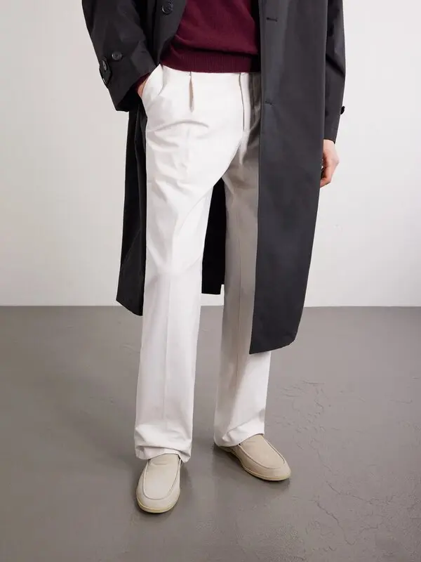 George Cleverley Mayfair Ii Collapsible-heel Suede Loafers